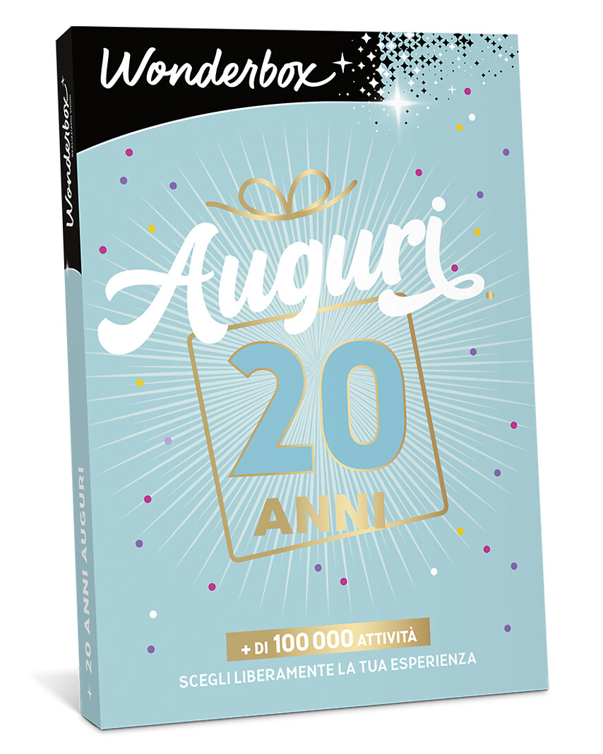 Cofanetto regalo 20 anni - AUGURI | Wonderbox
